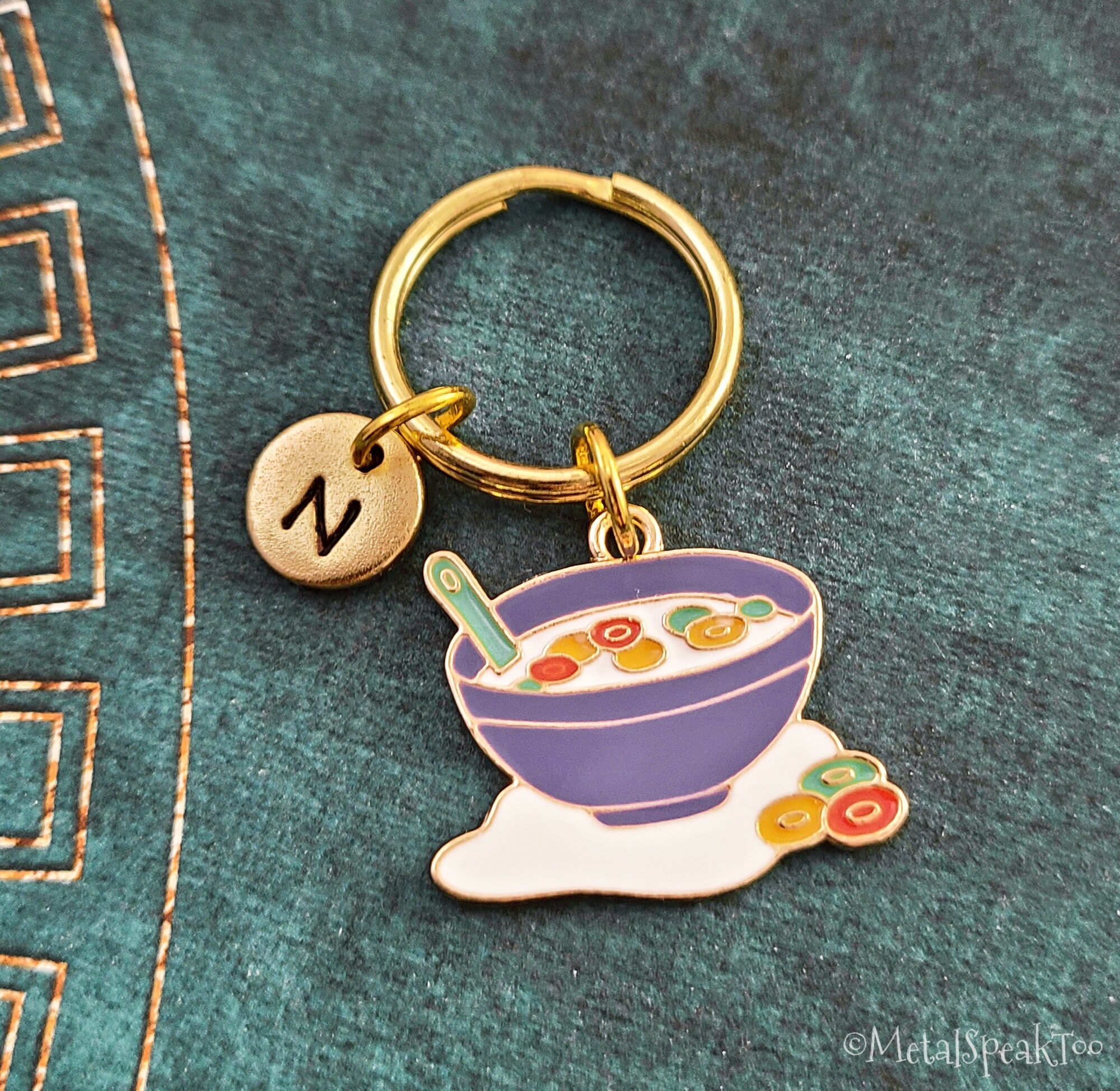 Cereal Necklace Fruity Cereal Jewelry Cereal Loops Charm - Etsy