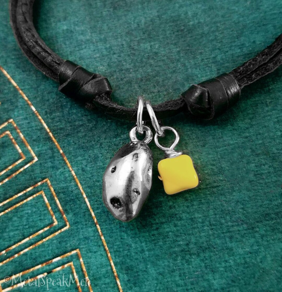 Baked Potato Necklace SMALL Potato and Butter Charm Necklace Potato ...