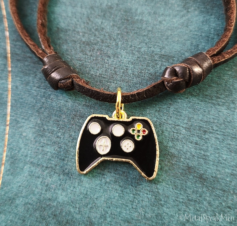 Controller Necklace Video Game Jewelry Gamer Gift Nerd Charm Necklace ...