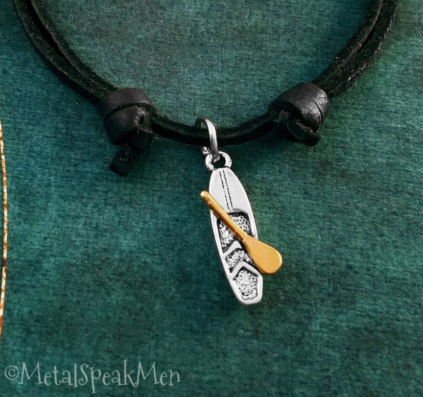 Paddle Board Necklace SMALL Paddleboard Necklace Pendant - Etsy