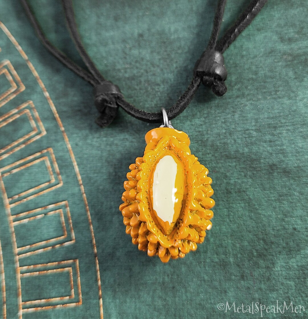 Durian Necklace Durian Jewelry Durian Charm Necklace Durian Pendant ...