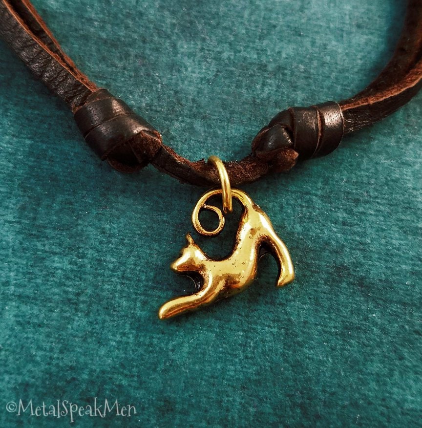 Katze Halskette Katze Anhänger Halskette Katze Schmuck Katze | Etsy