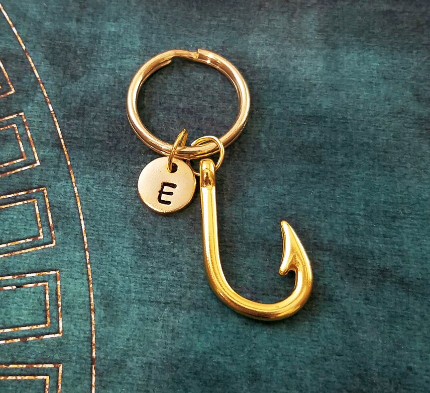 Fish Hook Necklace Fishhook Necklace Fishing Gift Hook Charm - Etsy