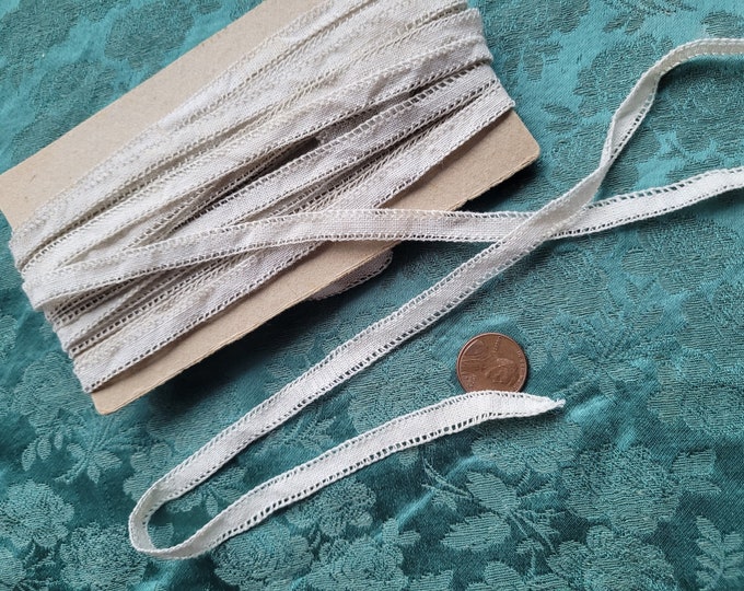 7.5 Yds Antique French Lace Making Trim Battenberg Doll Clothes Narrow ...