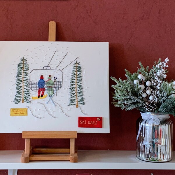 Ski Embroidery - Etsy