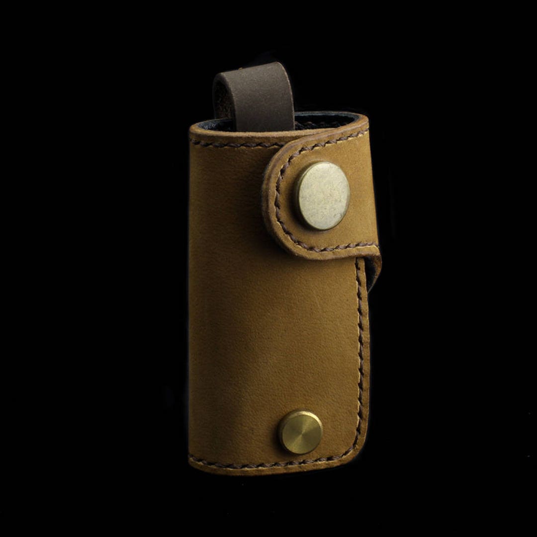 Tanned Nubuck Leather Key Holder - Etsy