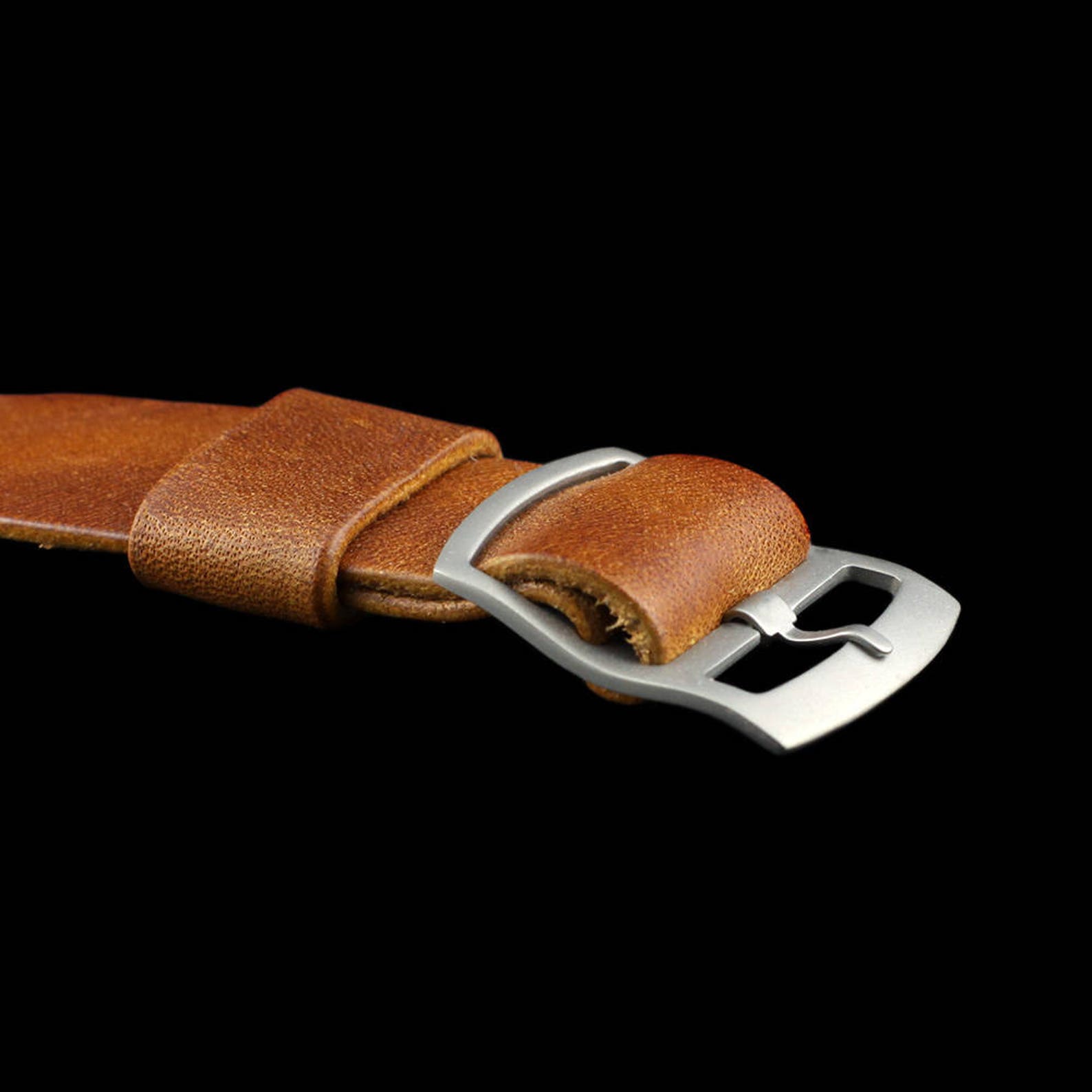 Handmade Vintage 403 Leather One Piece Watch Strap perlon - Etsy Singapore