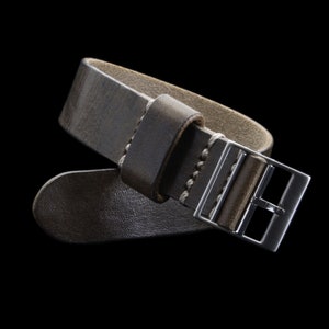 Handmade Vintage 408 Leather Watch Strap (ladder Buckle), Italian Veg ...