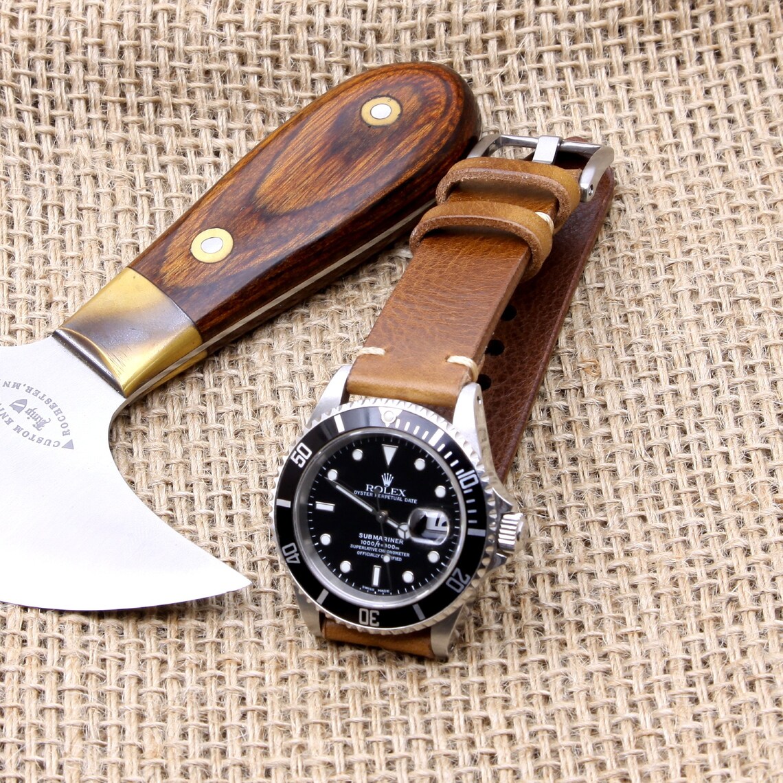 Handmade Two-piece Military 102 Leather Minimalist Watch - Etsy