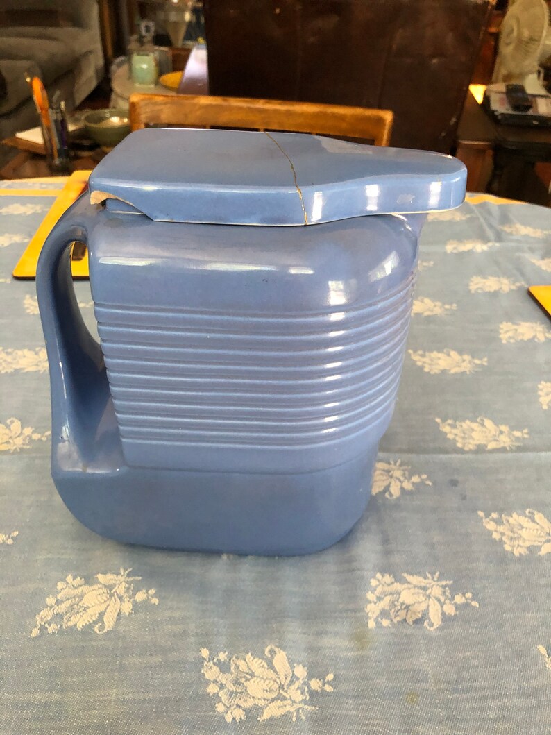 Hall Westinghouse Refrigerator Pitcher Blue Vintage - Etsy