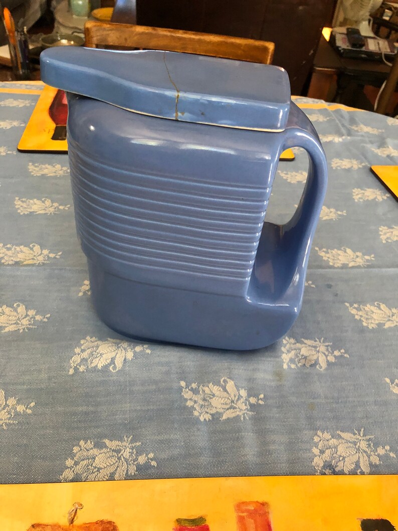 Hall Westinghouse Refrigerator Pitcher Blue Vintage - Etsy
