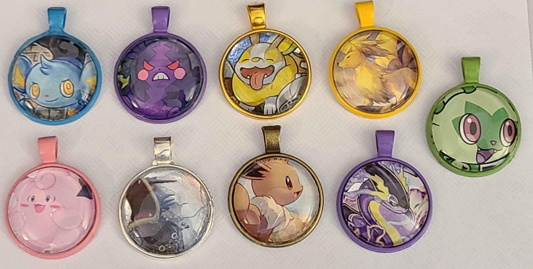 Pokemon Card Pendant Necklace or Keychain - C Grade - Etsy