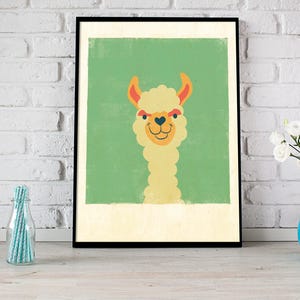 Llama Print, Alpaca Print, Llama Gift, Llama Poster, Llama Art, Alpaca ...