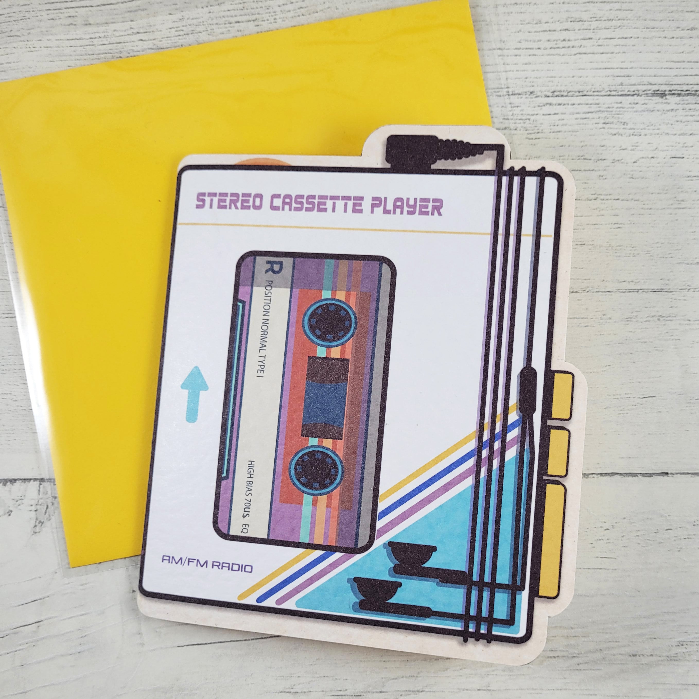 Retro Walkman Card: 80s Cassette Player Birthday Card - Etsy