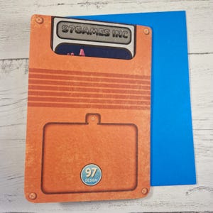 Retro Gamer Happy Fathers Day Card, Number One Dad Card, Father's Day ...