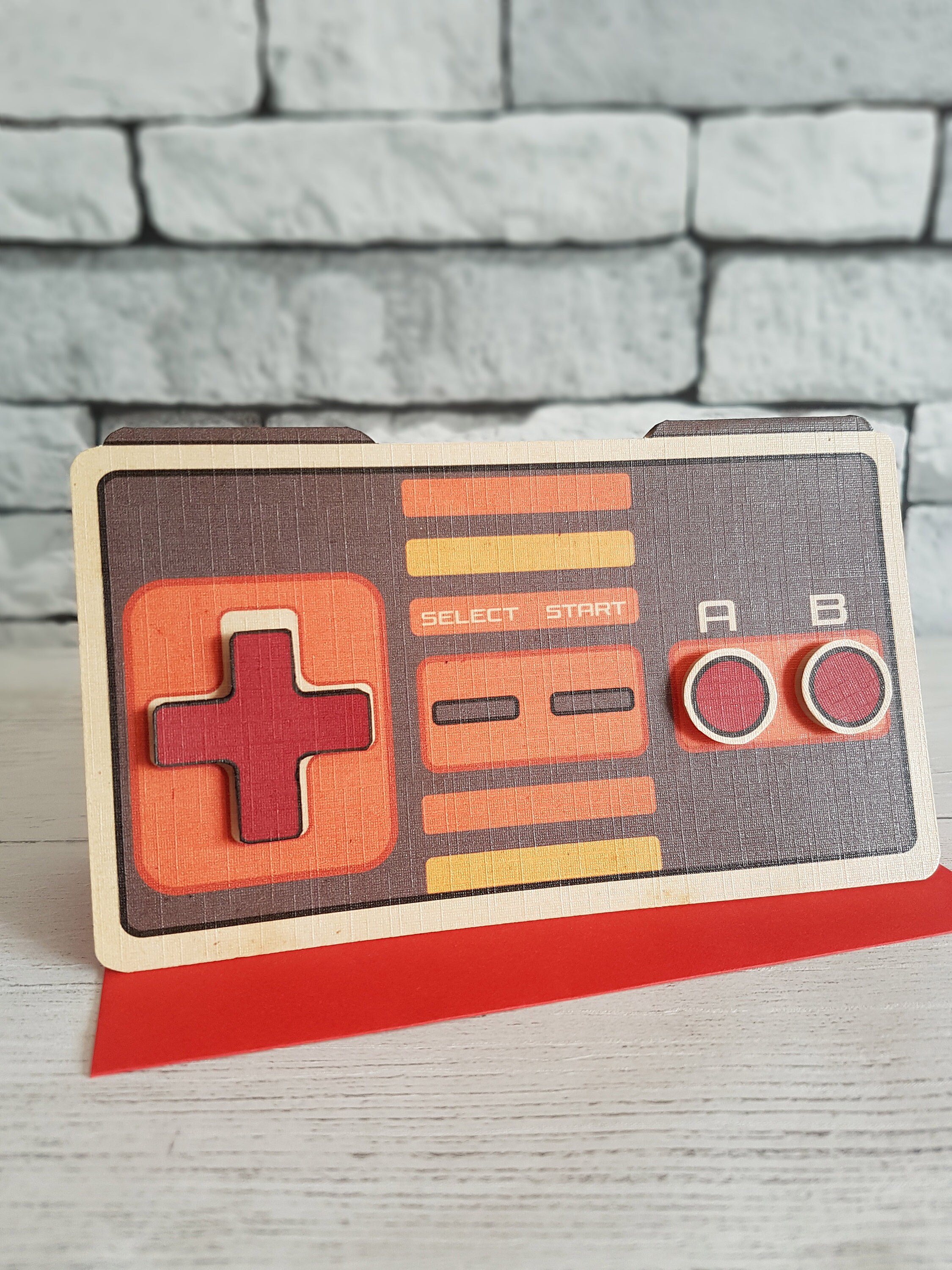 Retro Gaming Card Retro Controller Card Gamer Birthday Card | Etsy UK