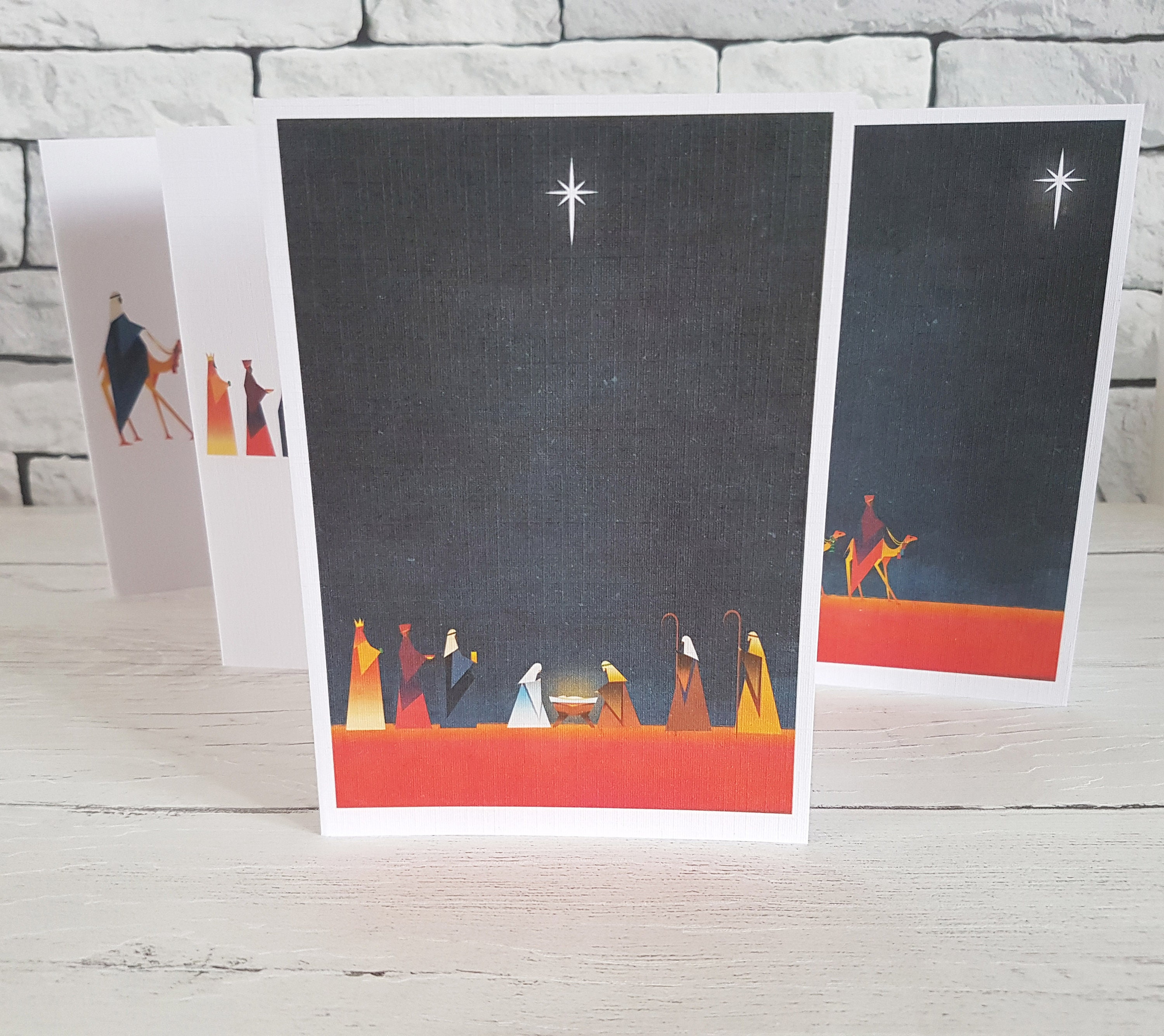 Nativity Christmas Card Pack of 5 Religious Christmas Cards - Etsy UK