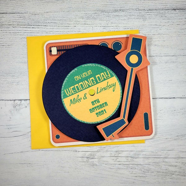 Record Invitation Vinly Record Wedding Invitation - Etsy Canada