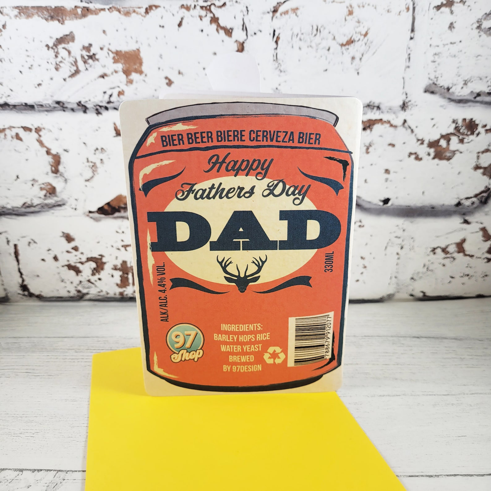 Personalised Craft Beer Fathers Day Card Beer Lover Card for | Etsy