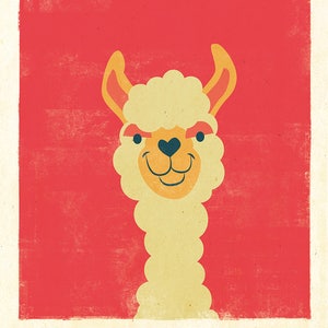 Llama Print, Alpaca Print, Llama Gift, Llama Poster, Llama Art, Alpaca ...