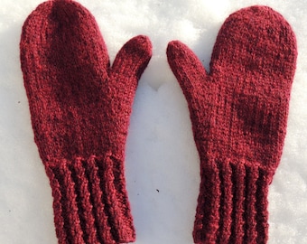 Double Lined Mittens Knitting Pattern - Etsy