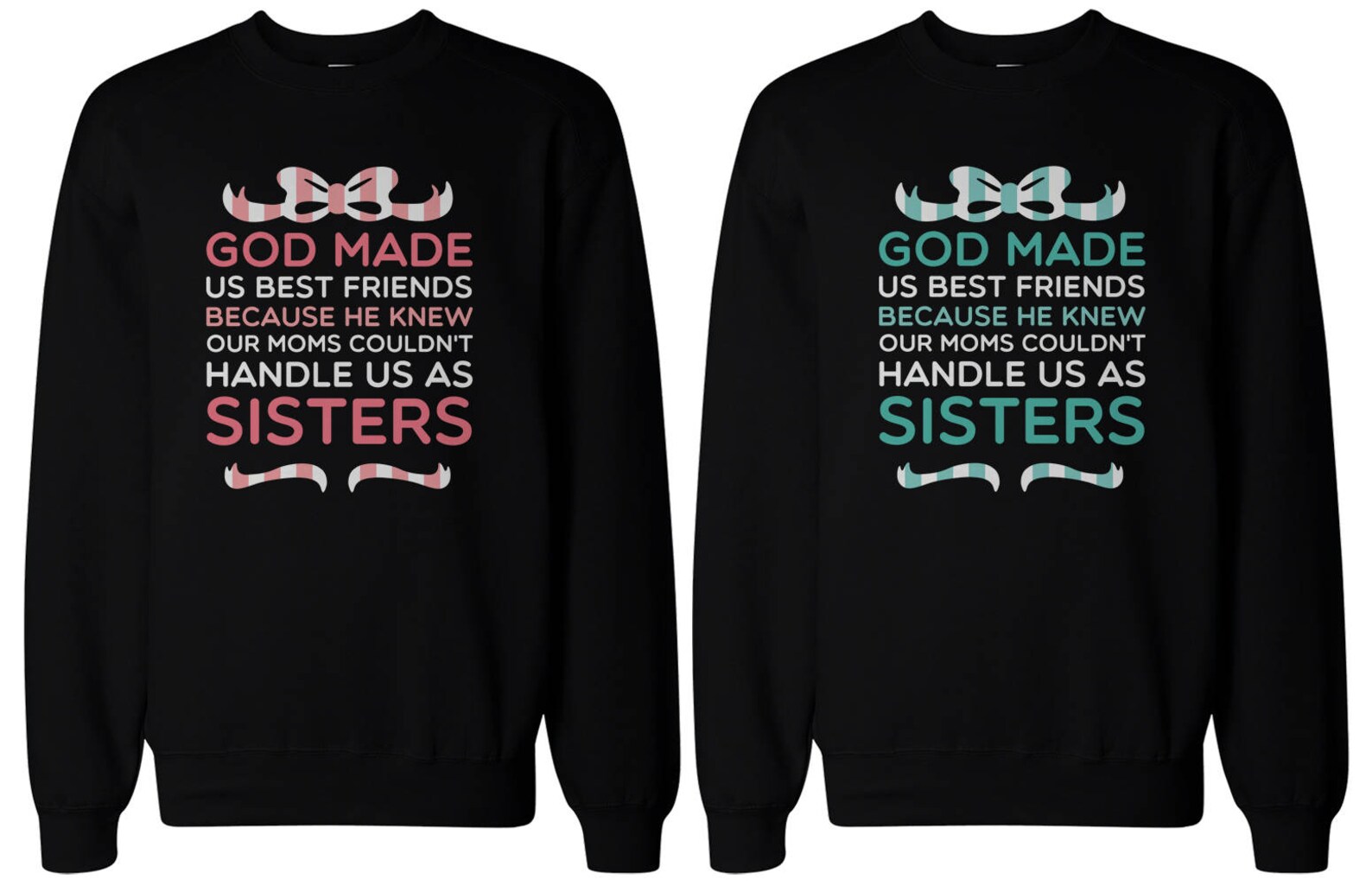 God Made Us Best Friends Cute Funny Trendy Graphic BFF Couple | Etsy