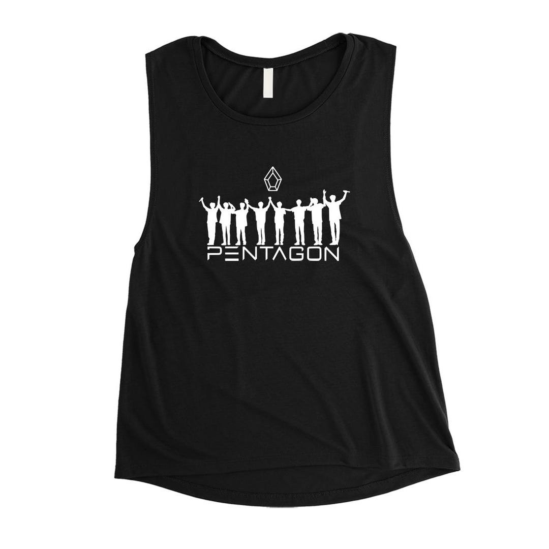 Pentagon Concert Members Muscle Women's Top I K-pop Women Muscle Shirt ...