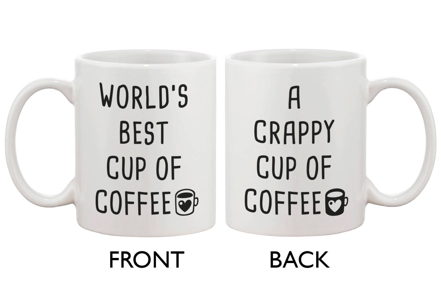 World's Best Crappy Coffee Cute Funny Trendy Ceramic Coffee Single Mugs ...