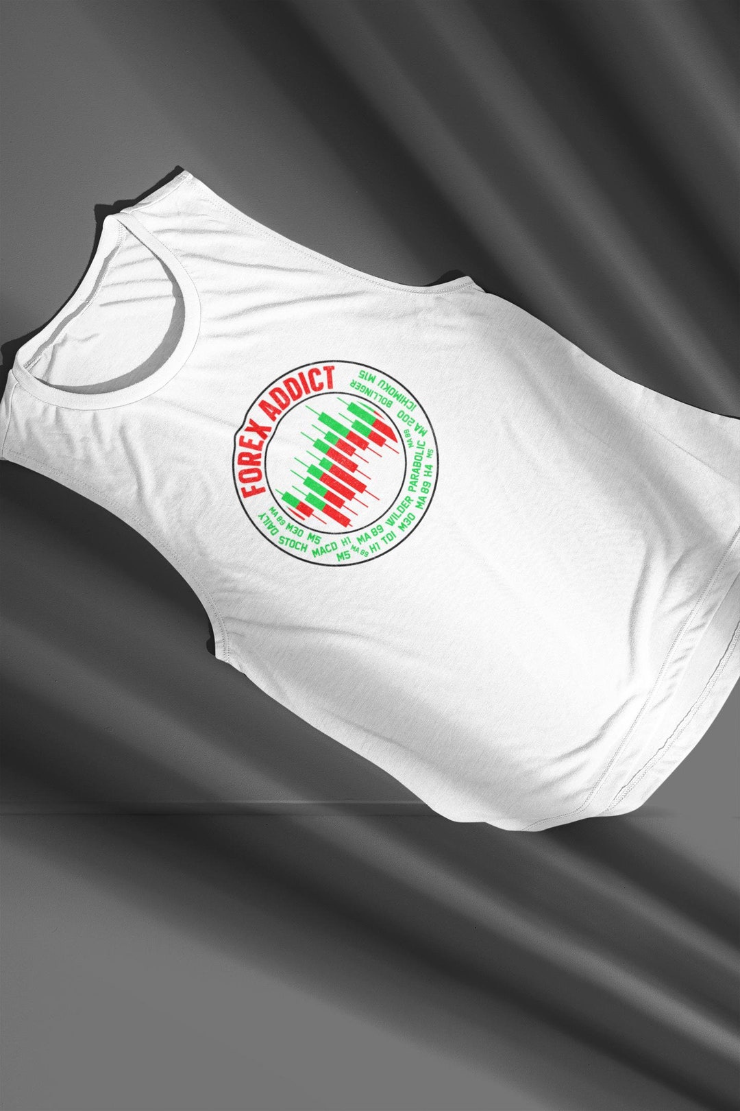 Forex Addict Muscle Top I Stock Market Men Muscle Shirt I Trader Shirts ...