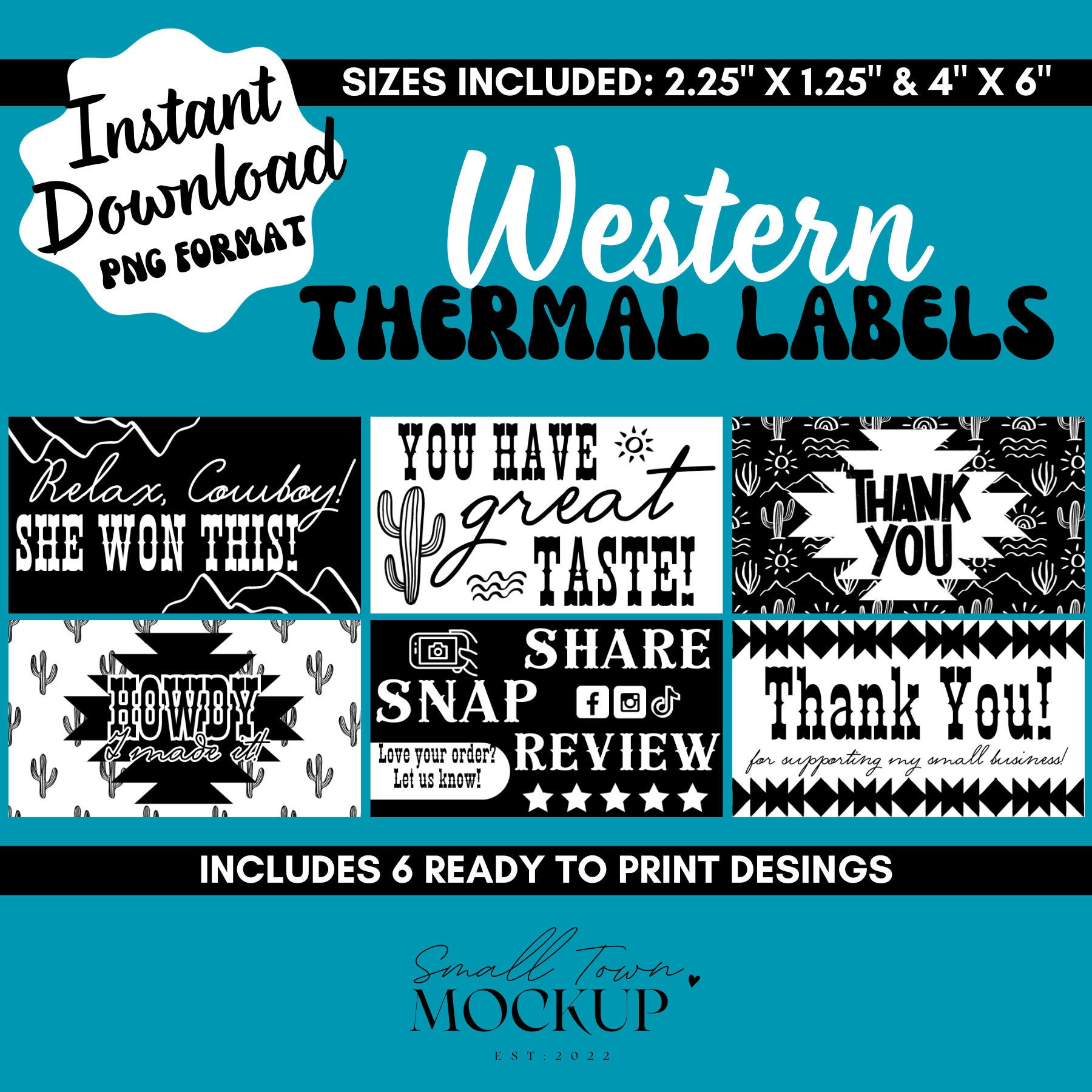 Western Thermal Labels, Western Labels, Shipping Labels, Thank You ...