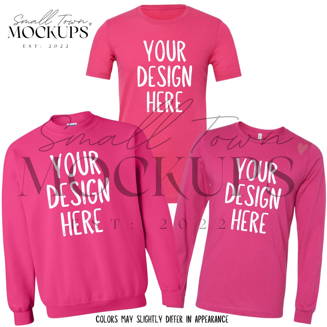 Mockup Gildan Mockup Bella Mockup Long Sleeve Mockup Etsy
