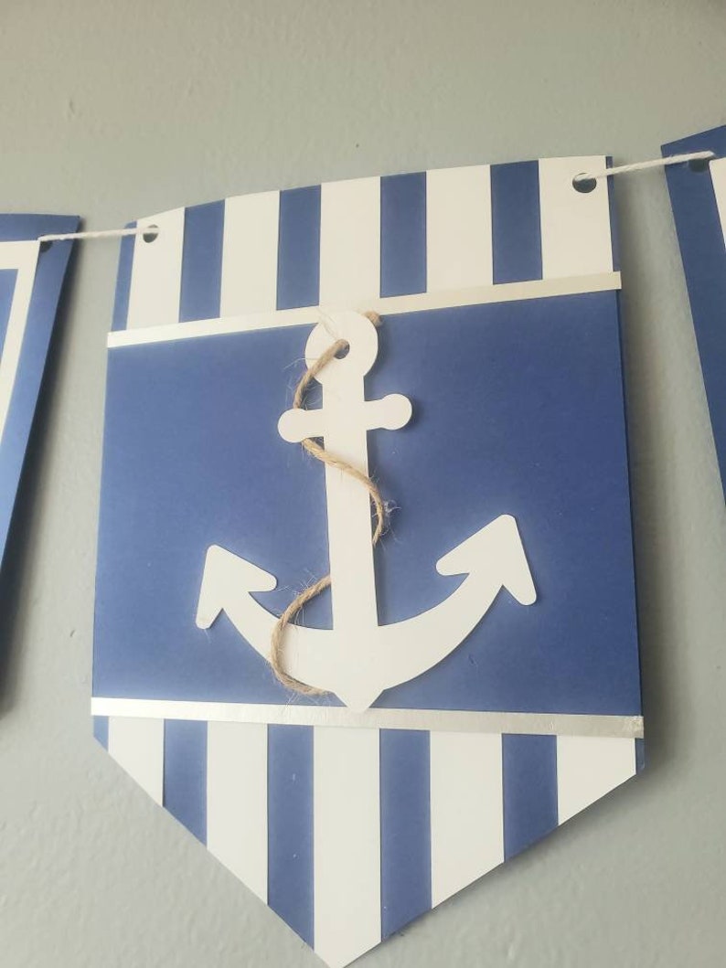 Navy Military Banner Welcome Home Nautical Banner Decoration | Etsy