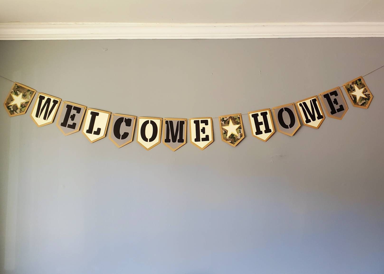 Army Banner Welcome Home Military Banner Military Party | Etsy