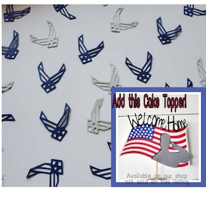 Airforce Confetti, Military Confetti, Blue Airforce , Farewell ...