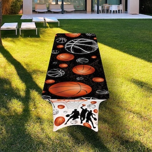 Basketball Table Cover Party Decoration, Basketball Birthday Decoration ...