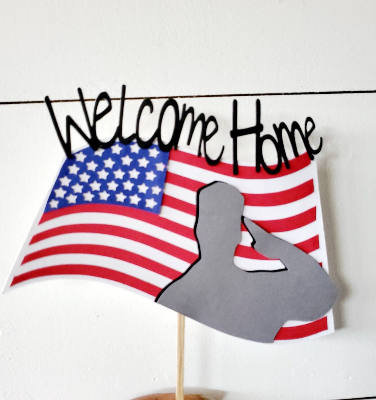 Welcome Home Soldier Cake Topper Welcome Home Military Cake - Etsy