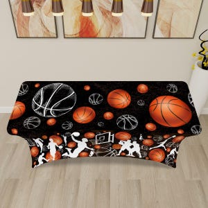 Basketball Table Cover Party Decoration, Basketball Birthday Decoration ...
