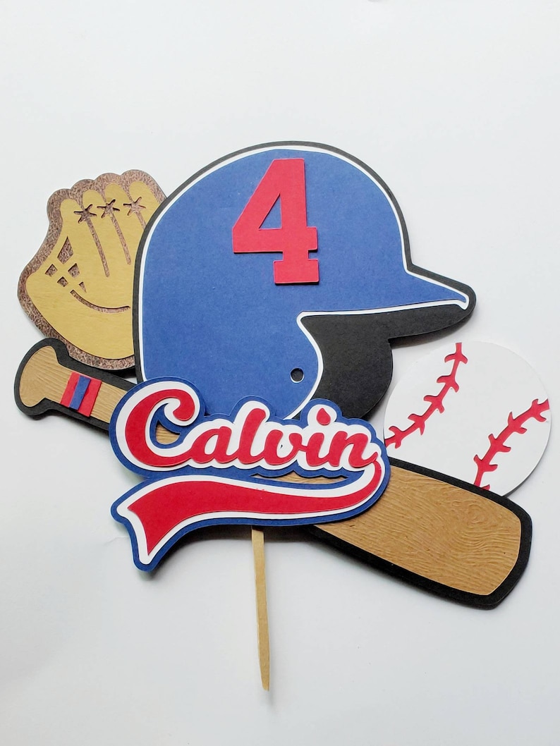Baseball Birthday Cake Topper Baseball Cake Topper - Etsy