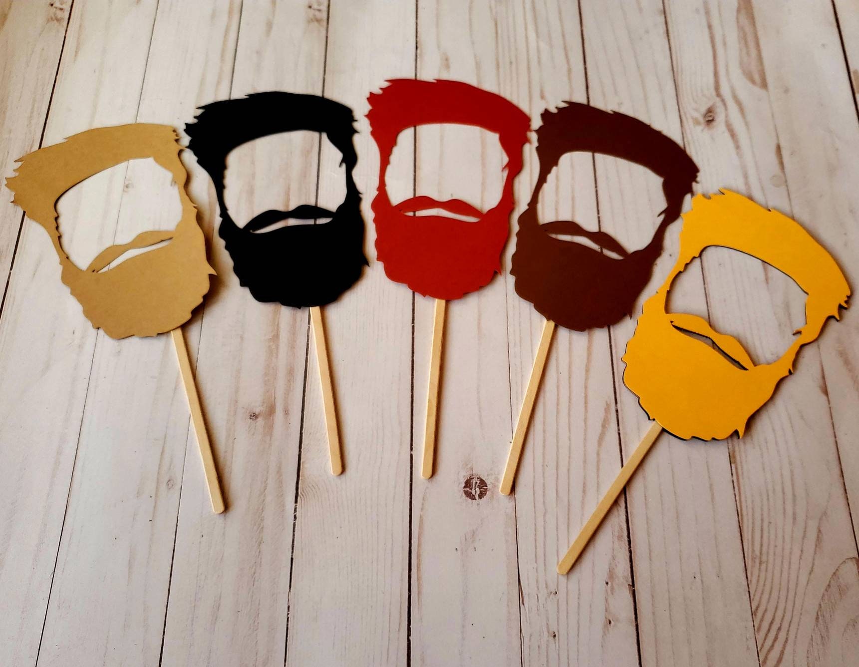 Beard Cake Topper, Lumber Jack Party, Bearded Man Mustache Party Topper ...