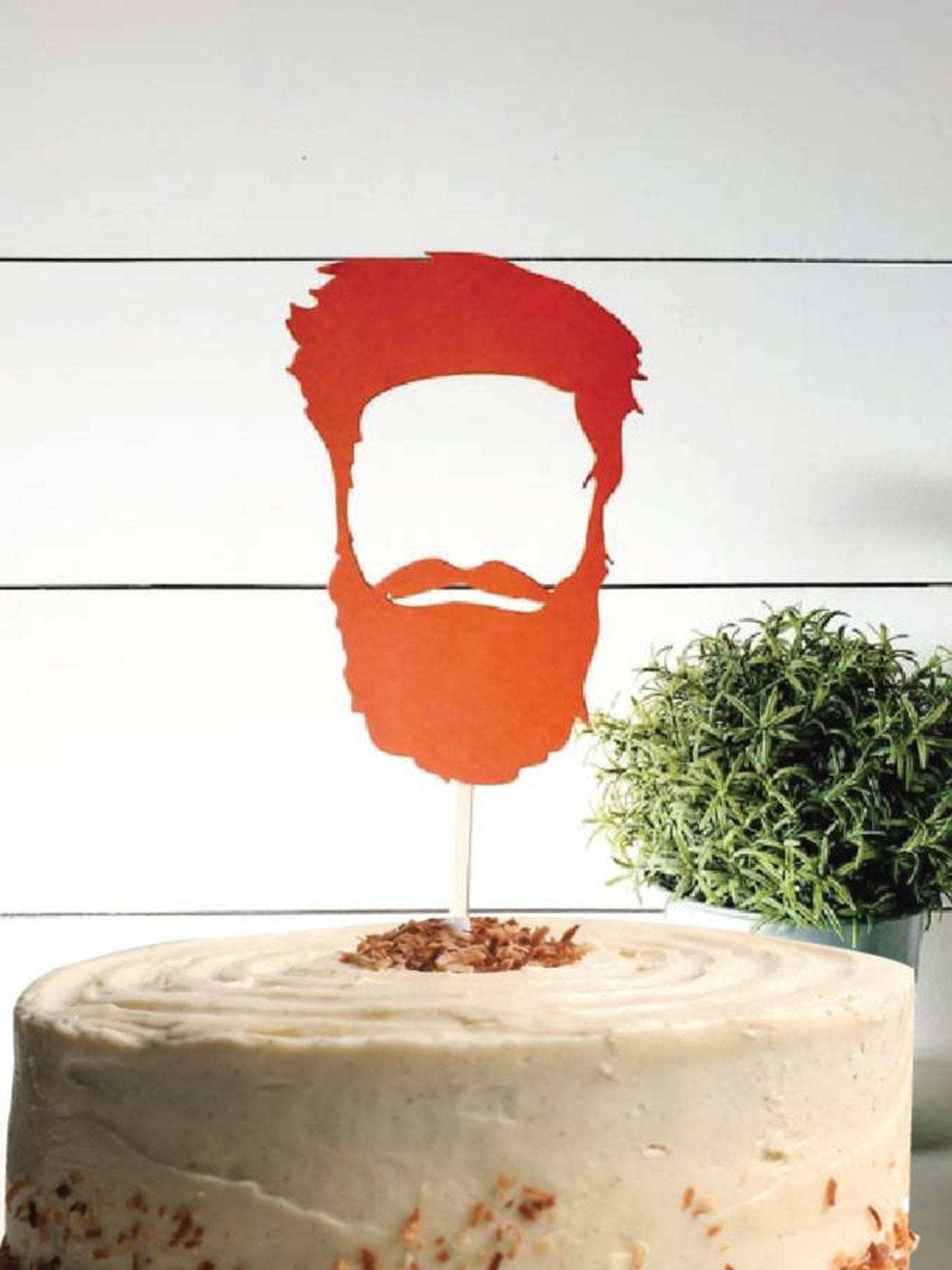 Beard Cake Topper Lumber Jack Party Mustache Party Beard - Etsy