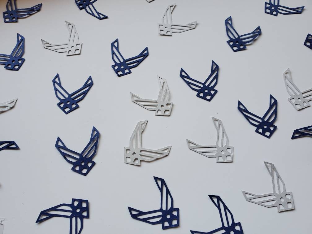 Airforce Confetti, Military Confetti, Blue Airforce , Farewell ...