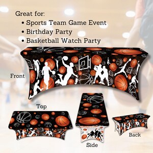 Basketball Table Cover Party Decoration, Basketball Birthday Decoration ...
