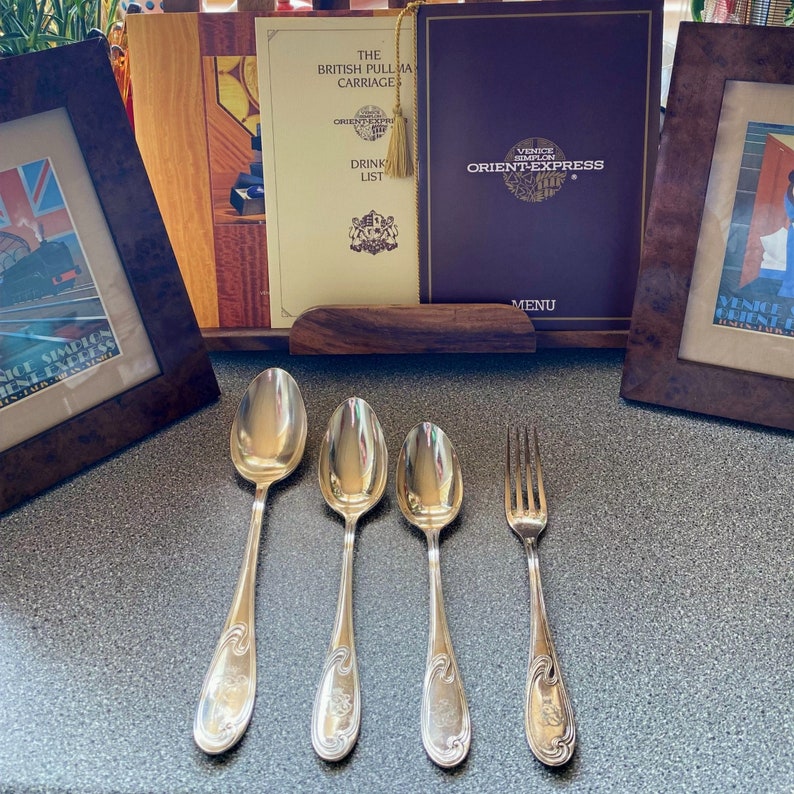 Venice Simplon Orient Express Silver Plated Cutlery by Ercuis - Etsy