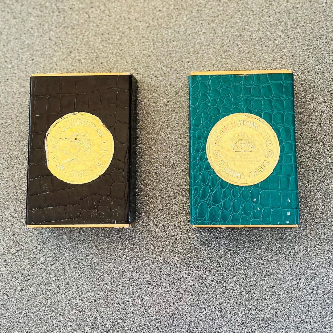 Vintage Waddington Playing Cards - Etsy