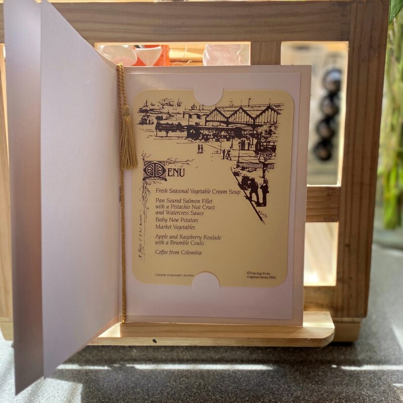 1990s Orient Express Lunch Menu | Etsy