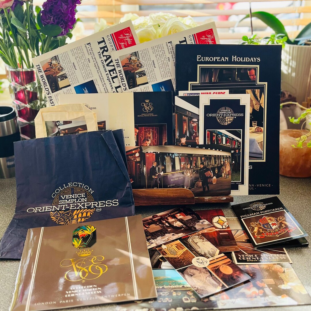 Vintage Venice-simplon Orient Express Memorabilia Bundle - Etsy