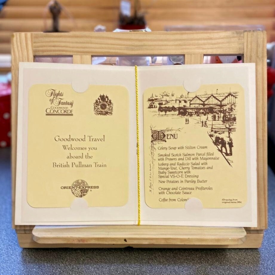 1990s Orient Express Lunch Menu - Etsy