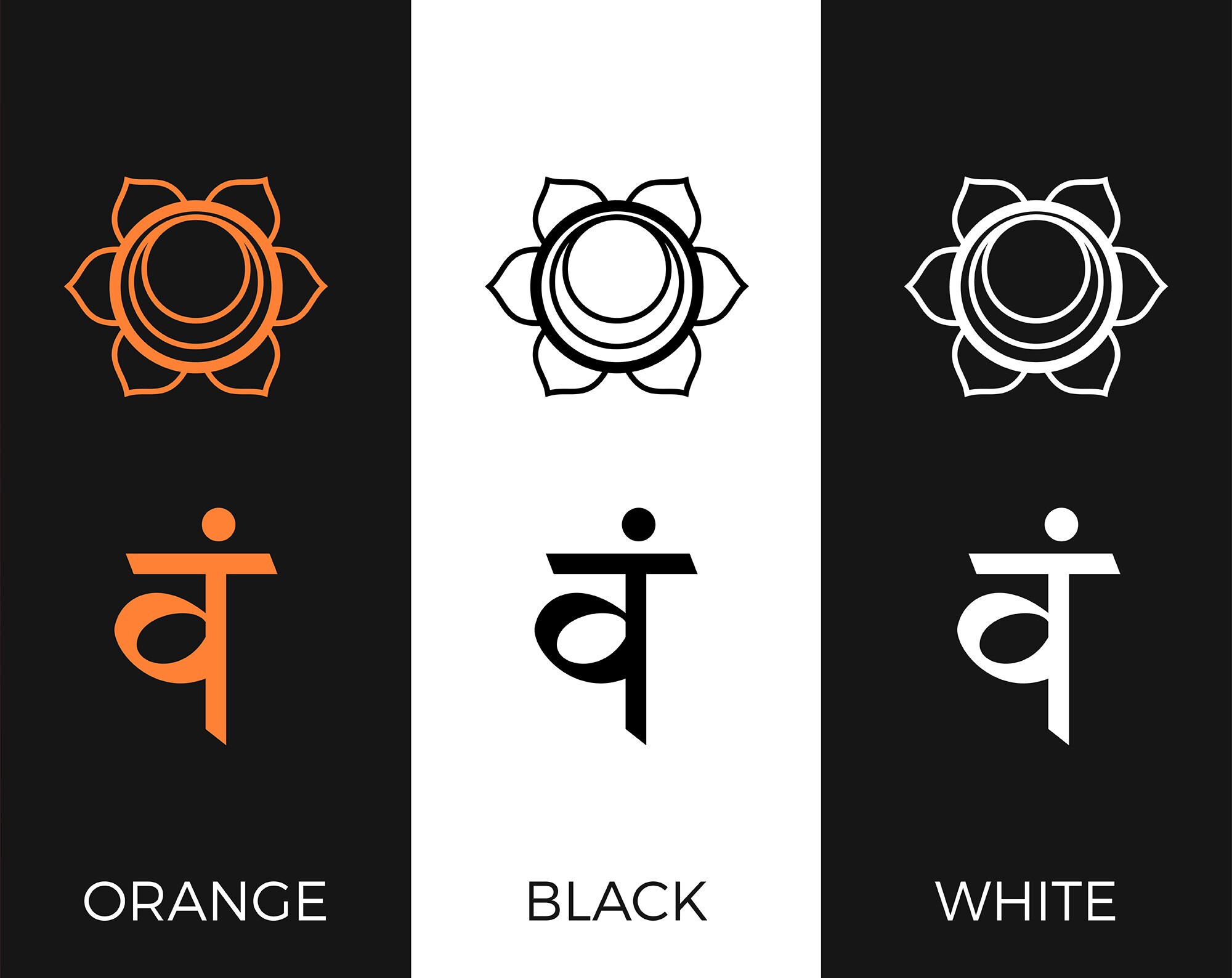 Sanskrit Symbols For Chakras