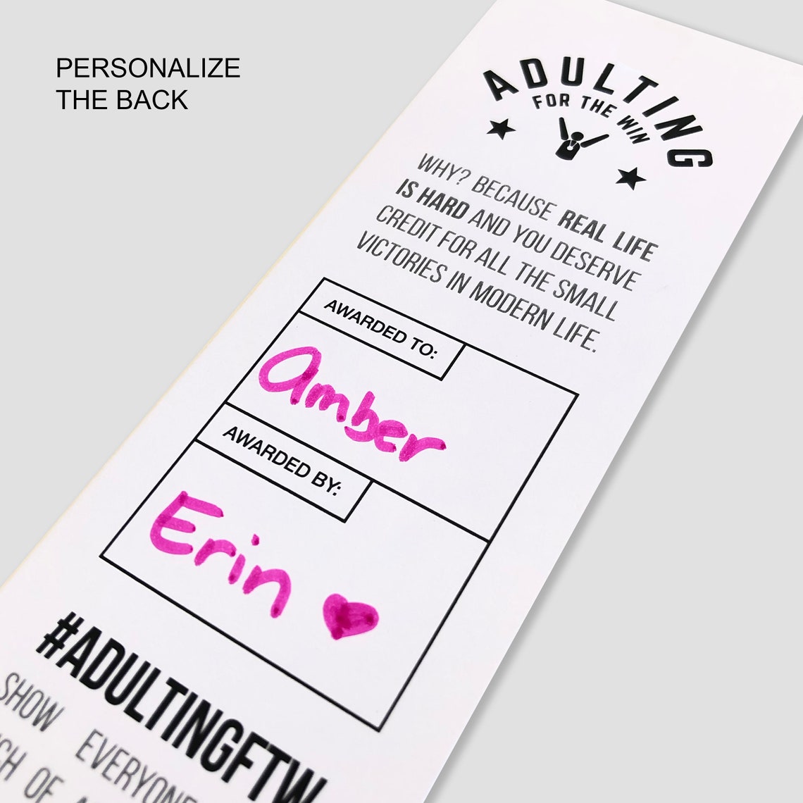 Funny Award Ribbon Adulted Really Good / Adulting Ribbons / Adulting ...