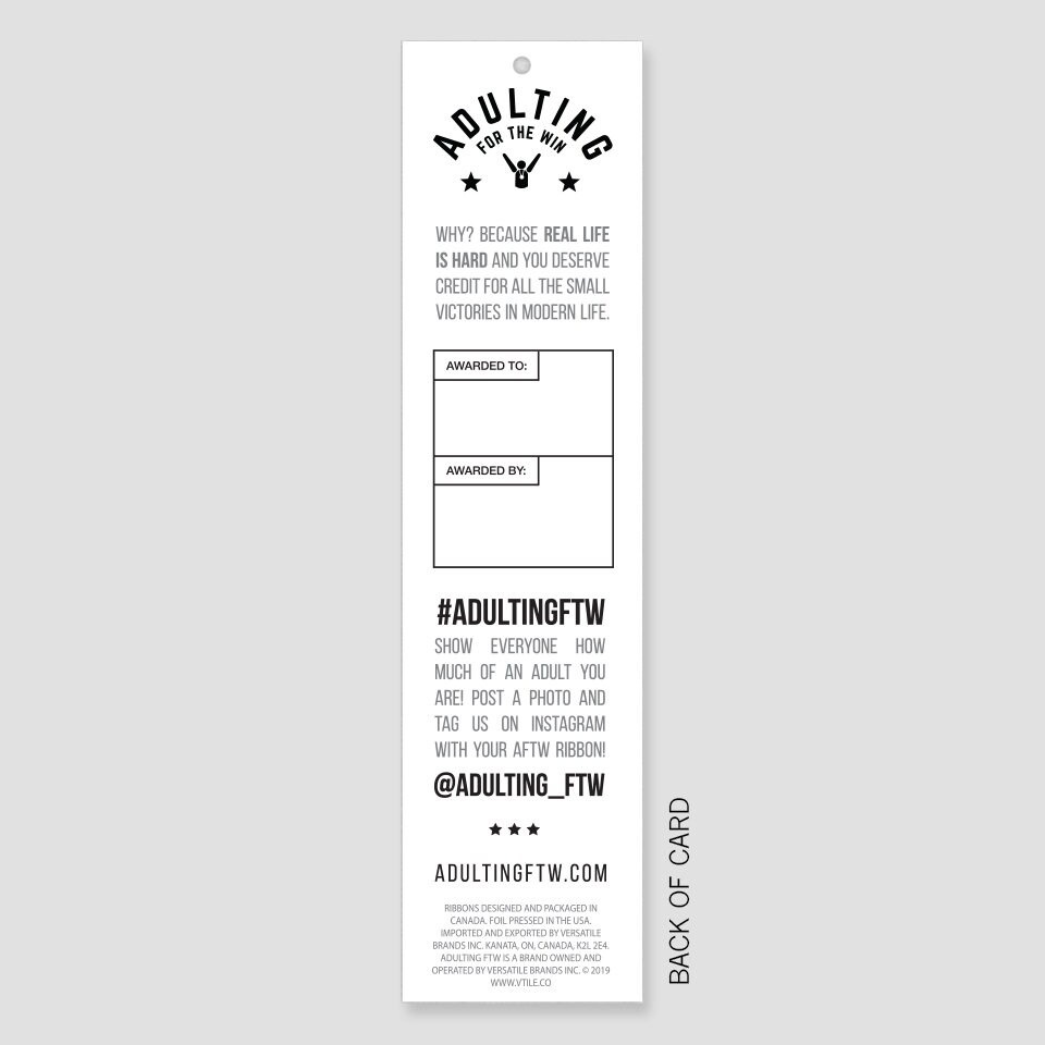 Funny Award Ribbon Adulted Really Good / Adulting Ribbons / Adulting ...